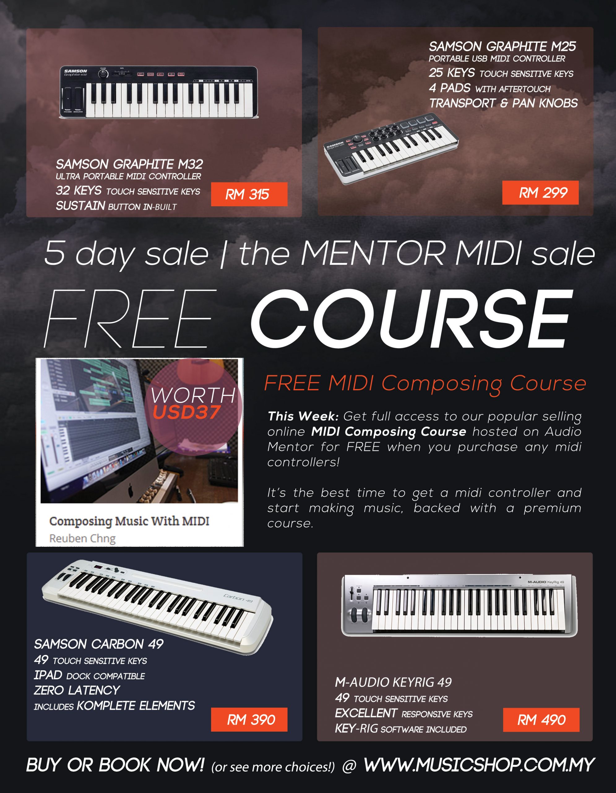 Access To MIDI Composing Course For Free - Audio Mentor